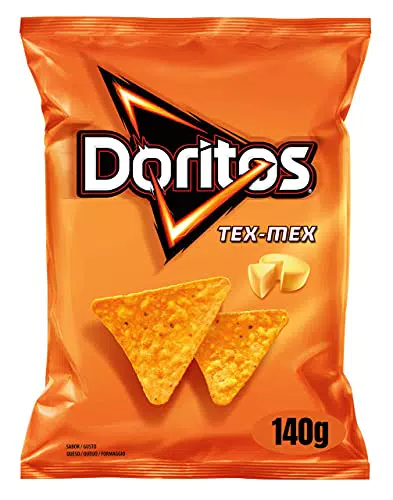 Doritos Tex Mex, Snack di Mais al Gusto Formaggio, 140g