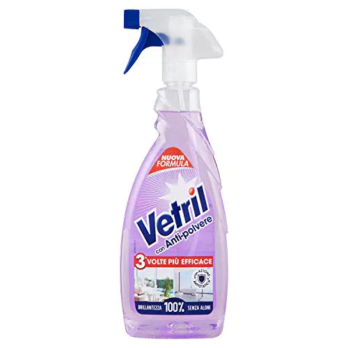 Vetril - Detergente Spray Vetri e Superfici con Antipolvere - ScontoMio