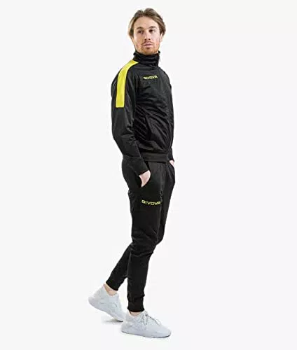 GIVOVA TUTA REVOLUTION TRIACETATO NERO/GIALLO