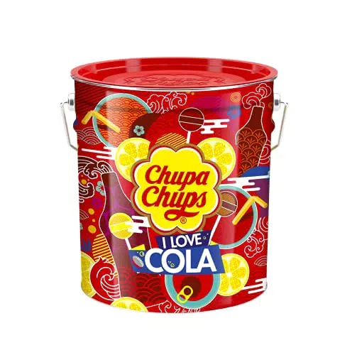 Chupa Chups Lecca Lecca Latta, Confezione da 150 Lollipop ...
