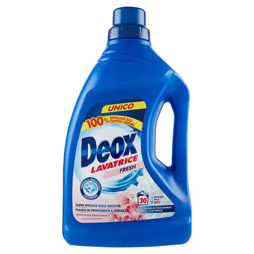 Deox - Detersivo Lavatrice Liquido Fresh, 30 Lavaggi - ScontoMio