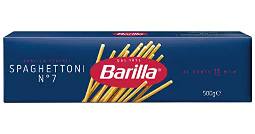 Barilla Pasta Spaghettoni, Pasta Lunga di Semola di Grano Duro 100% ...