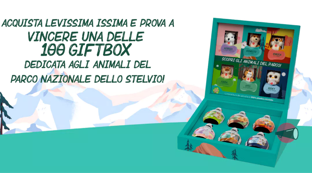 Concorso Levissima ISSIMA 2022: in palio 100 GiftBox Limited Edition Trudi