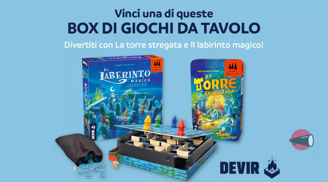 Vinci gratis box di giochi da tavolo con Mayoral (Il Labirinto Magico e ...
